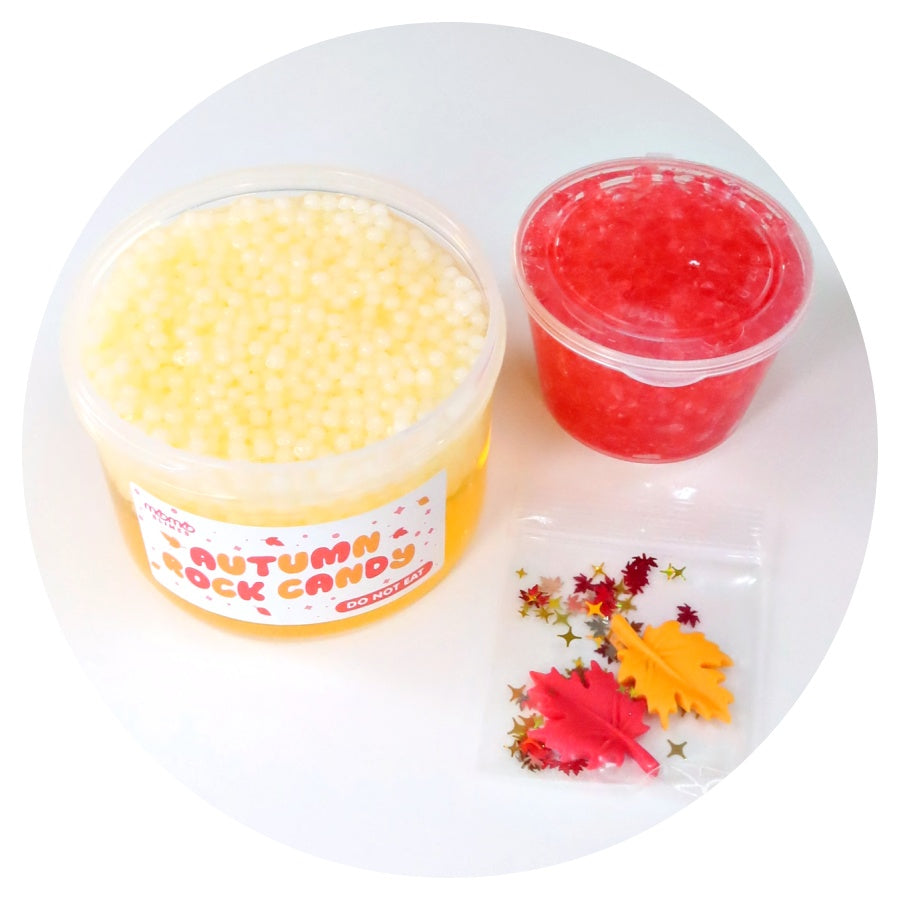 Autumn Rock Candy Slime – Momo Slimes