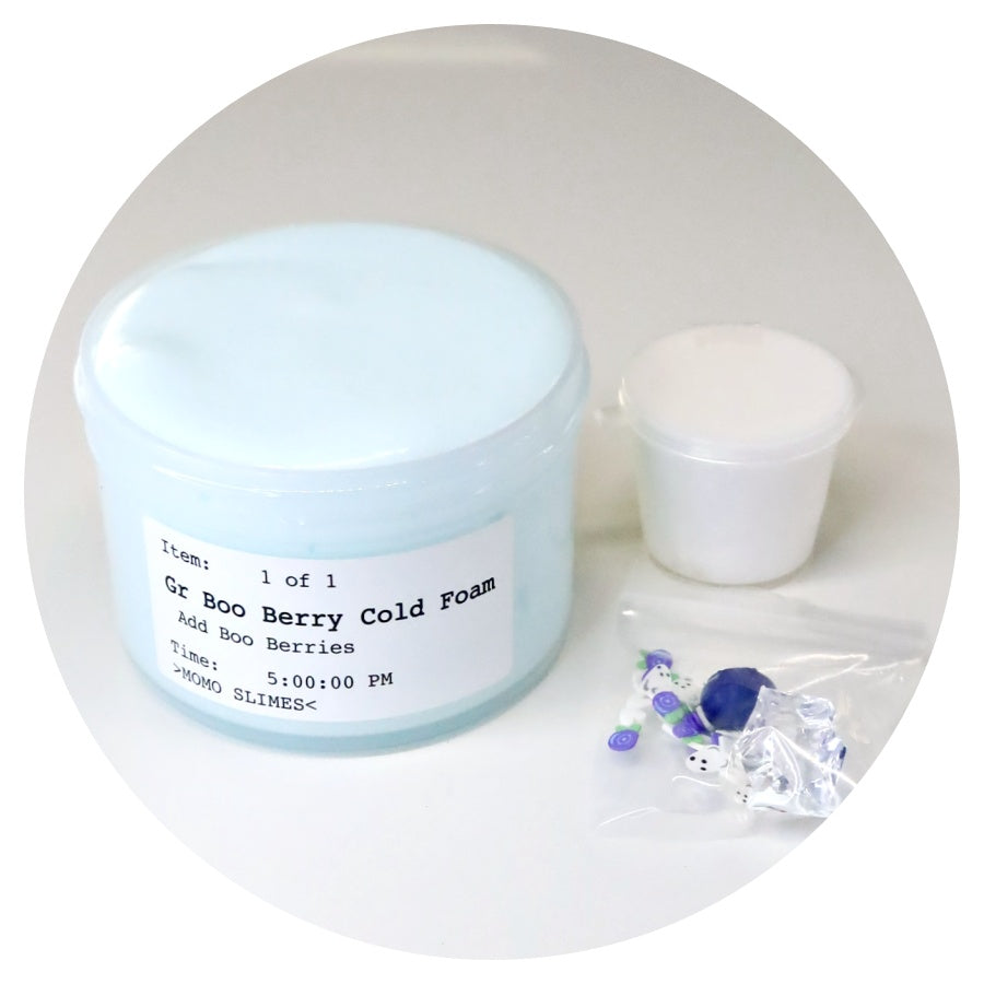 Boo Berry Cold Foam Slime – Momo Slimes