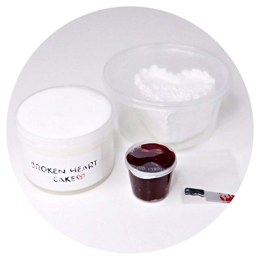 Broken Heart Cake DIY Slime Kit – Momo Slimes