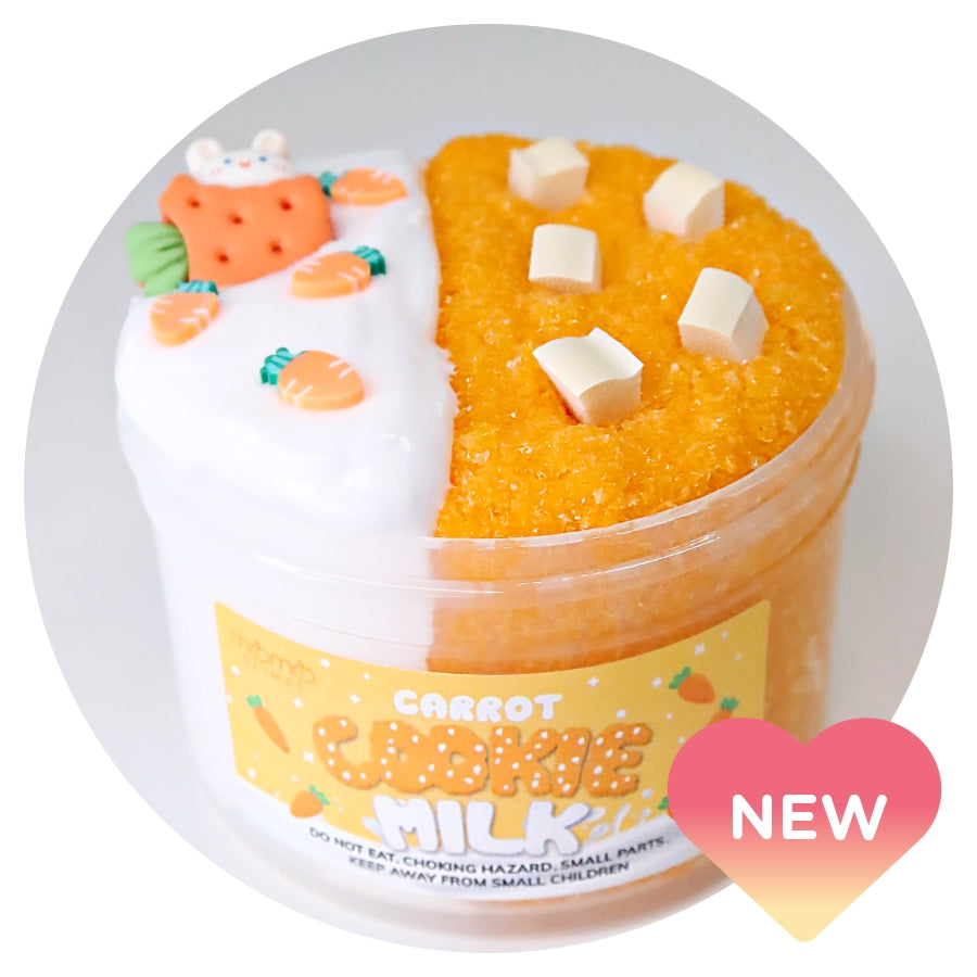 Carrot Cookie Milk Slime – Momo Slimes