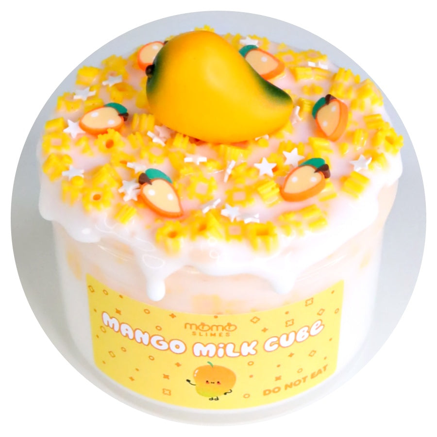 Mango Milk Cube Slime – Momo Slimes