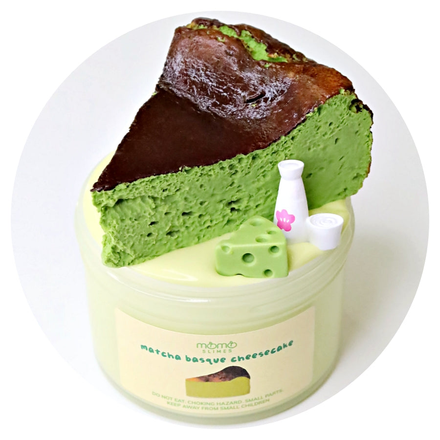 Matcha Basque Cheesecake DIY Slime Kit – Momo Slimes