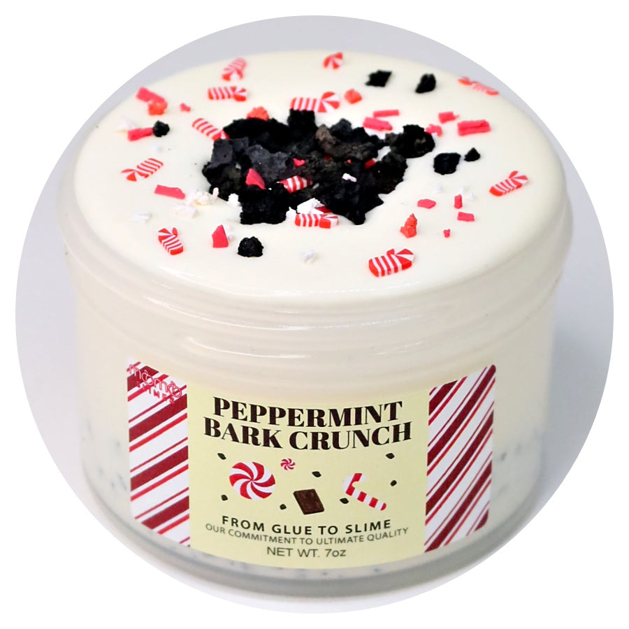 Peppermint Bark Crunch Slime – Momo Slimes