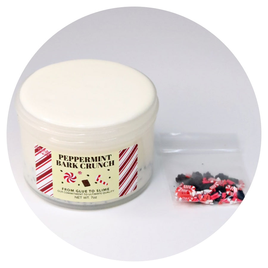 Peppermint Bark Crunch Slime – Momo Slimes