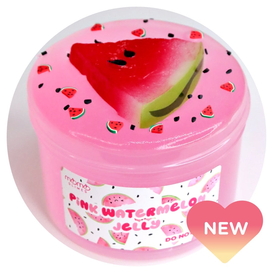 Pink Watermelon Jelly Slime – Momo Slimes