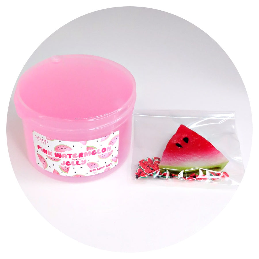 Pink Watermelon Jelly Slime – Momo Slimes