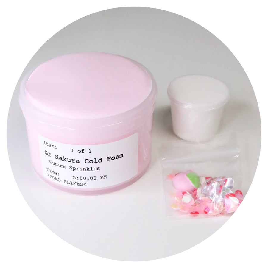 Sakura Cold Foam Slime – Momo Slimes