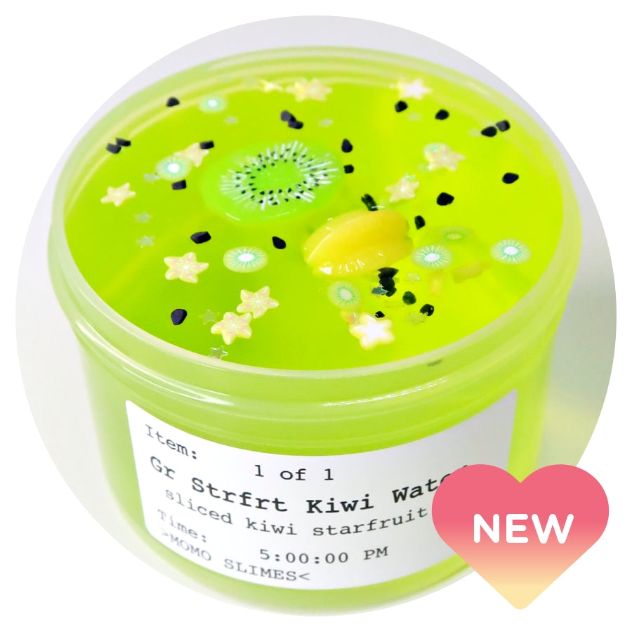 Starfruit Kiwi Water Slime – Momo Slimes