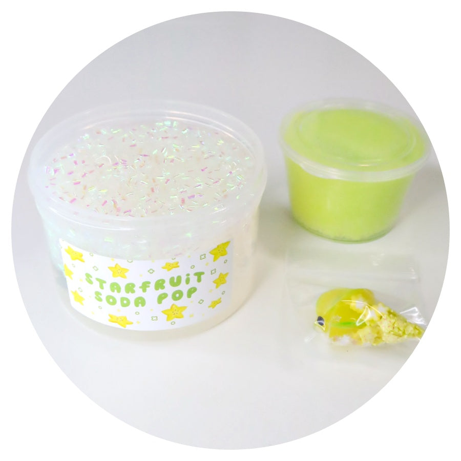 Starfruit Soda Pop Slime – Momo Slimes