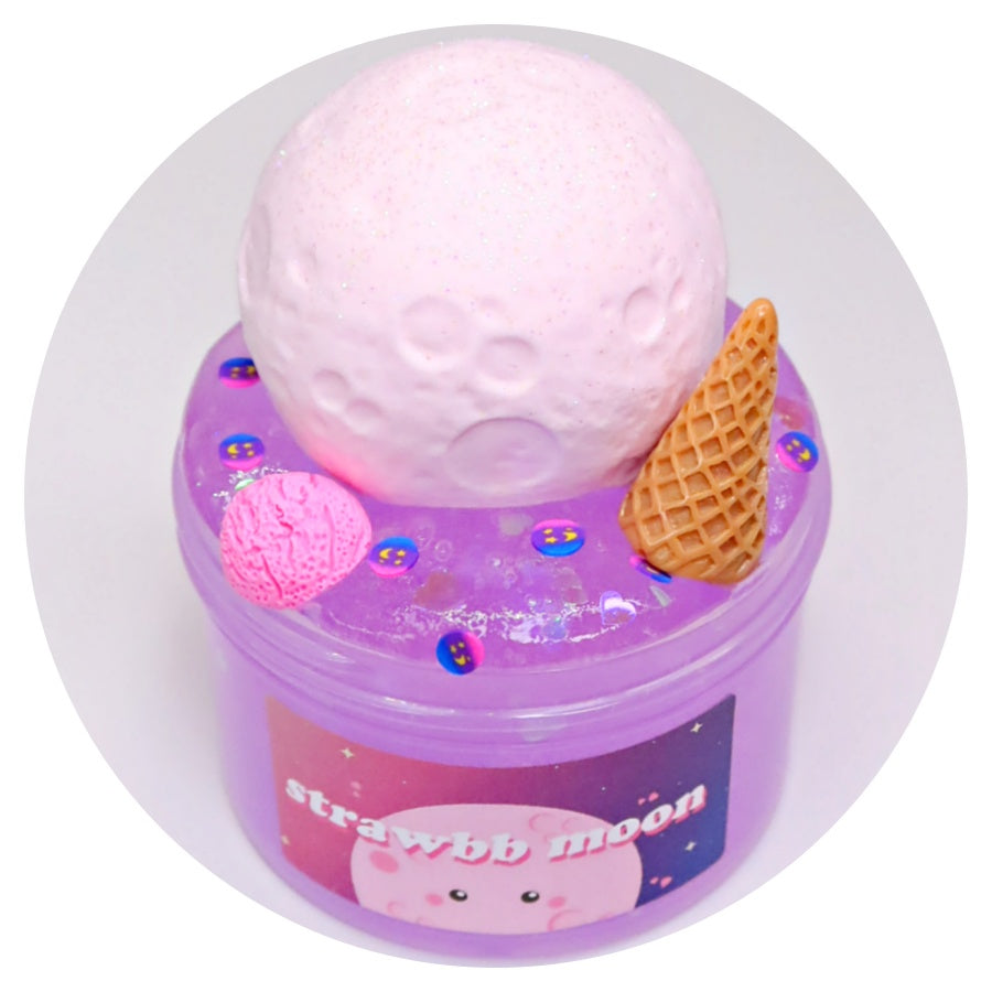Strawbb Moon DIY Slime Kit – Momo Slimes