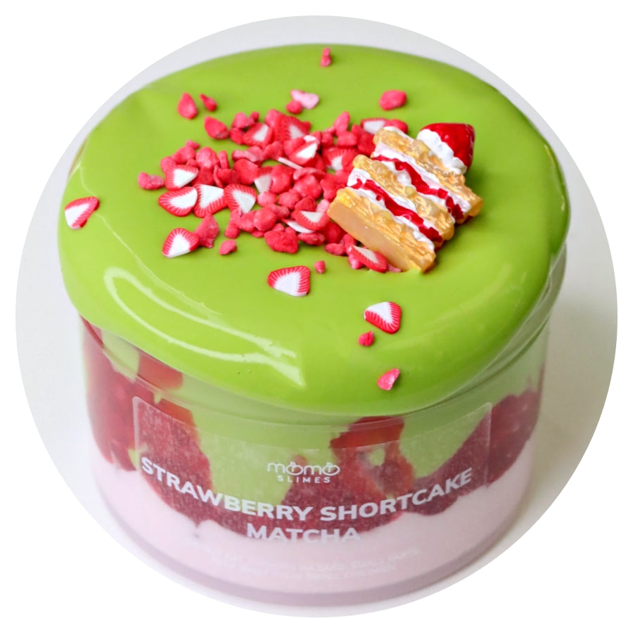 Strawberry Shortcake Matcha Slime – Momo Slimes