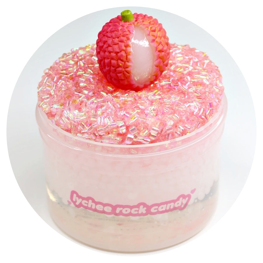 Lychee Rock Candy Slime – Momo Slimes