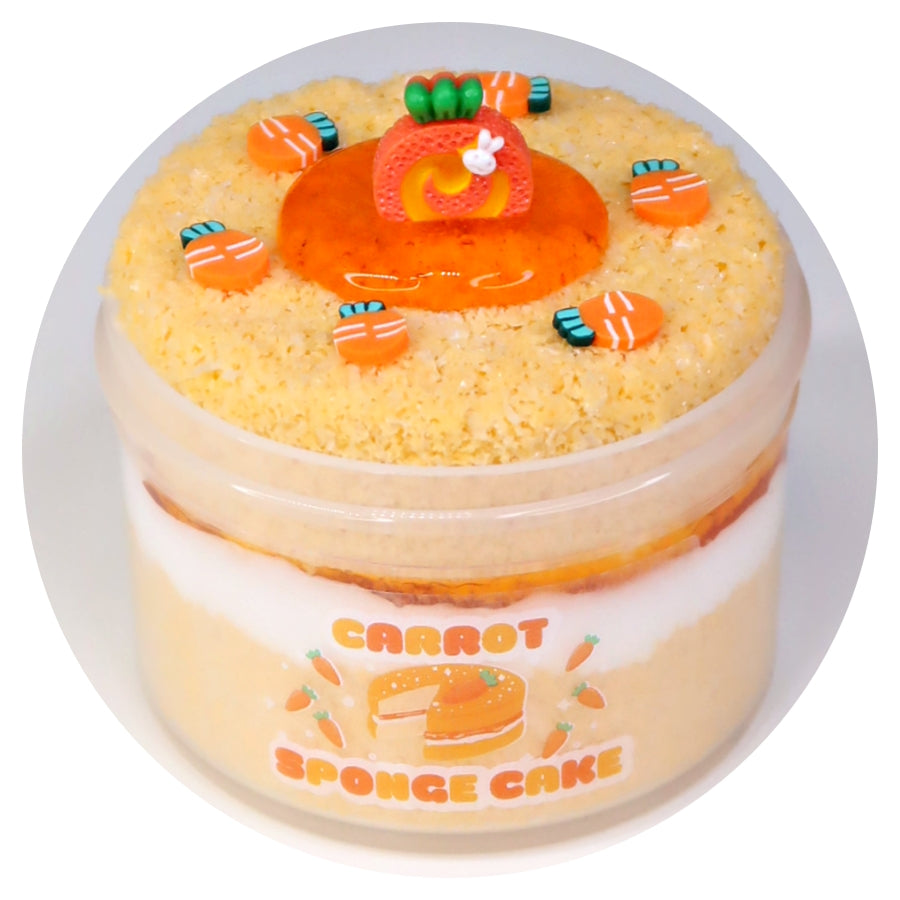 Carrot Sponge Cake DIY Slime Kit – Momo Slimes