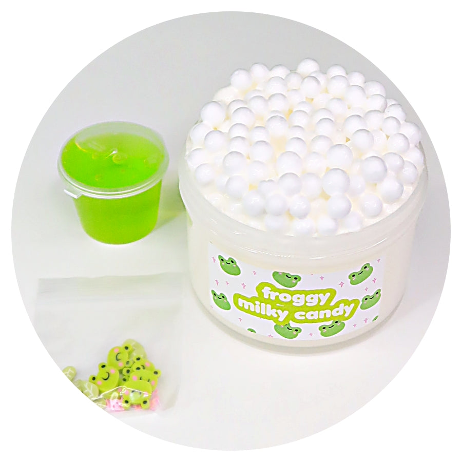 Froggy Milky Candy Slime – Momo Slimes