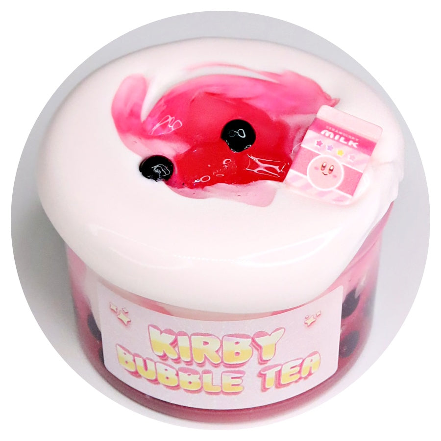 Kirby Bubble Tea Slime – Momo Slimes