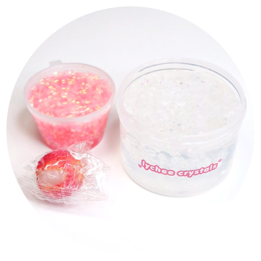 Lychee Crystals Slime – Momo Slimes