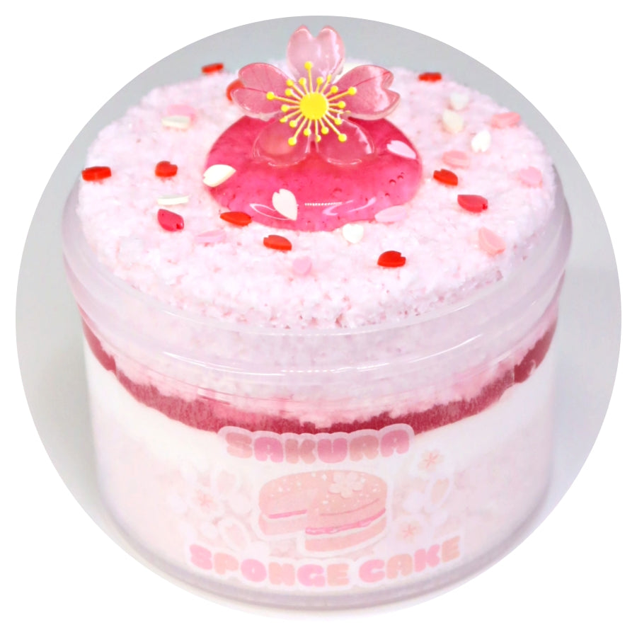 Sakura Sponge Cake DIY Slime Kit – Momo Slimes